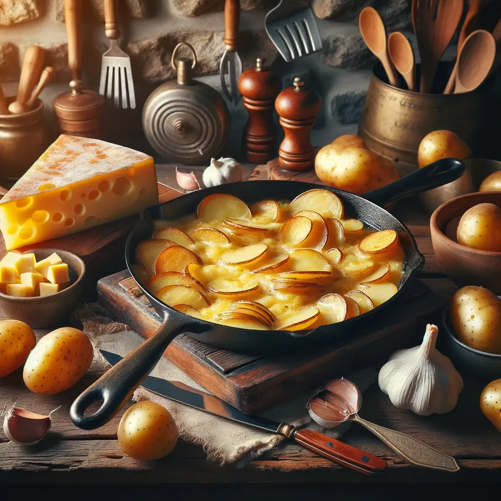 Auvergne Traditional Truffade - Easy and Delicious Recipe